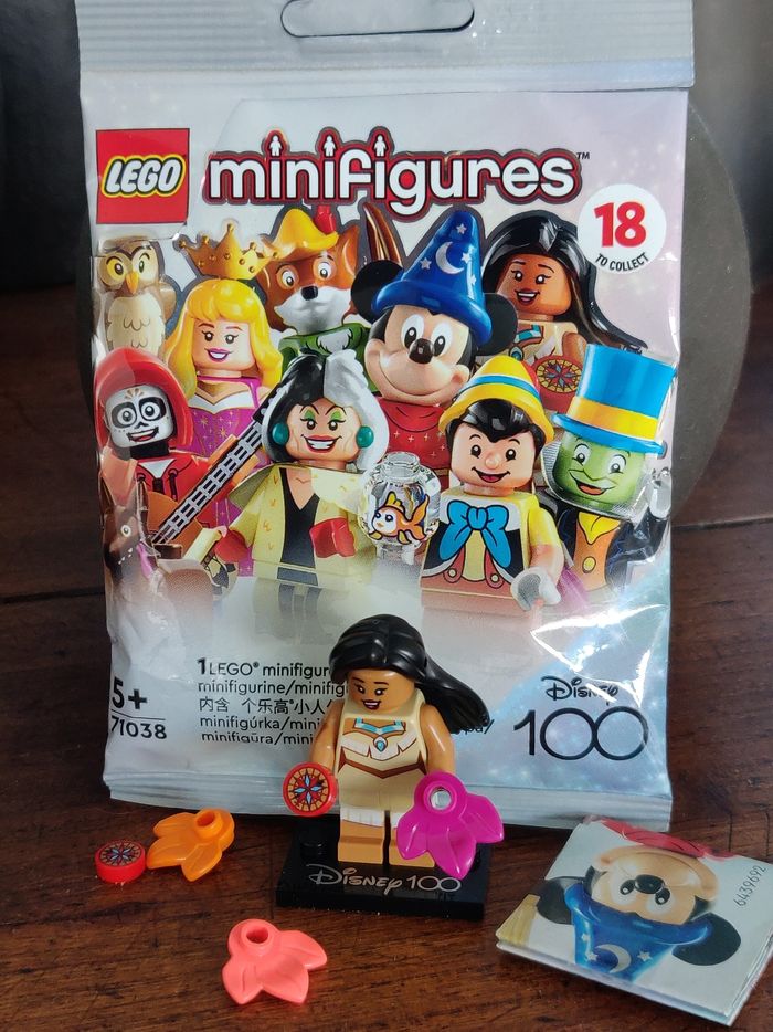 Minifig Lego Pocahontas, Series Disney 100 - Complet - coldis100-12 ...