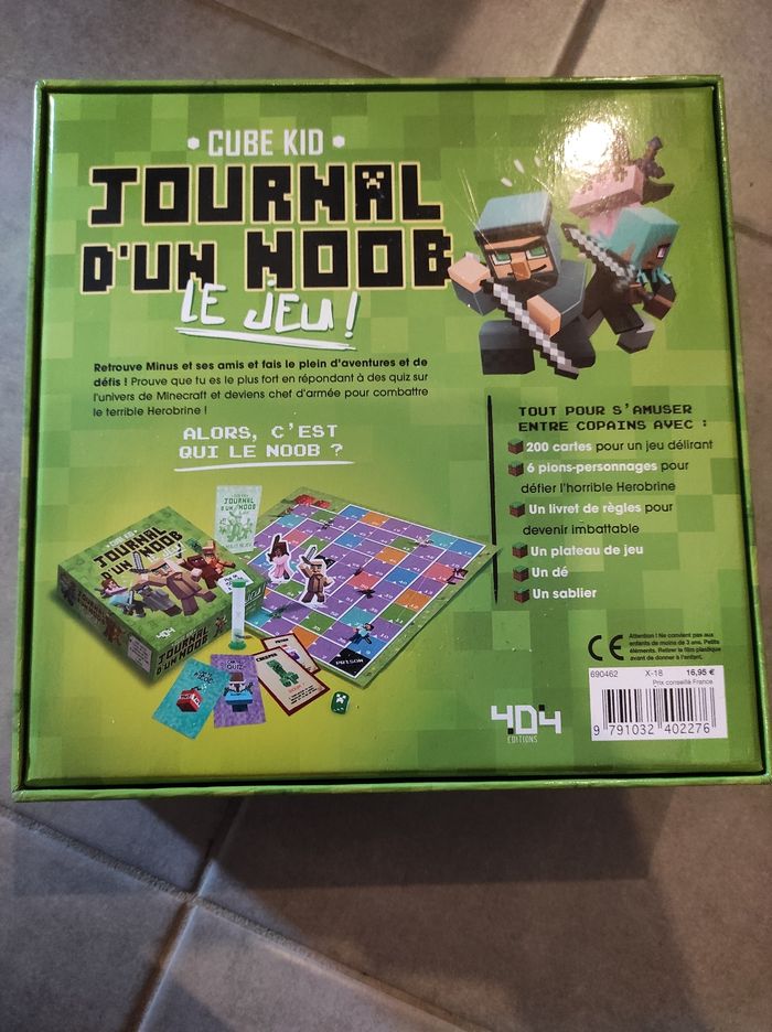 Jeu de société Journal d'un noob - 4D4 Editions | Beebs
