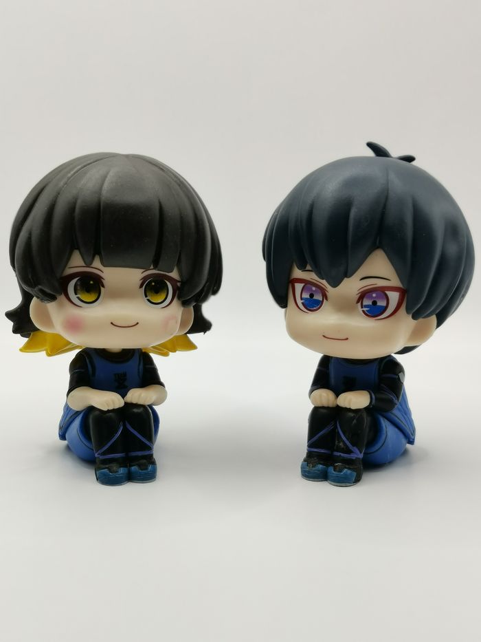Lot De Figurine Chibi Bachira x Isagi Blue Lock | Beebs by Kiabi