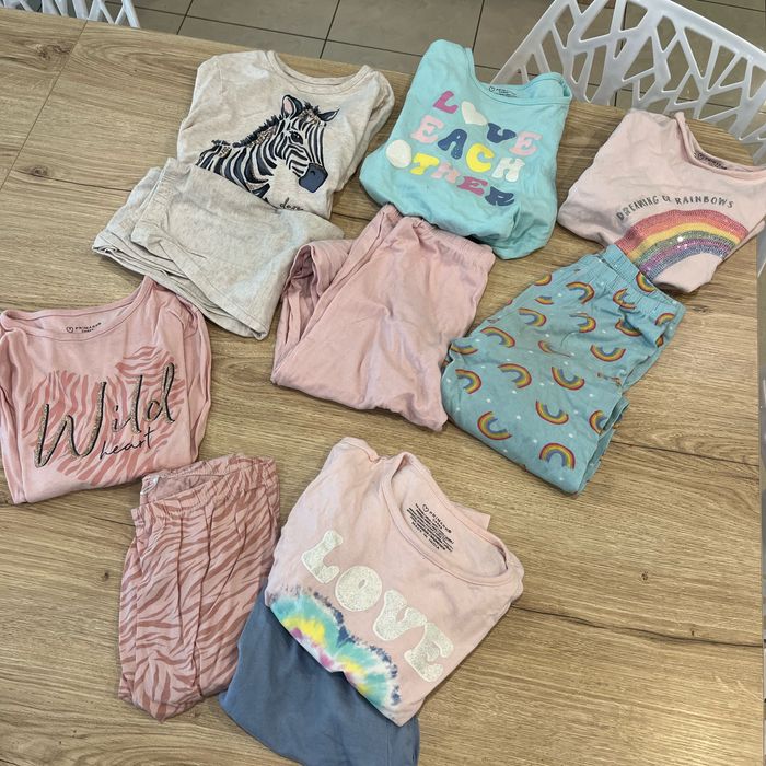 Lot de 5 pijamas fille taille 5-6 ans en bon état - Primark - 5 ans | Beebs