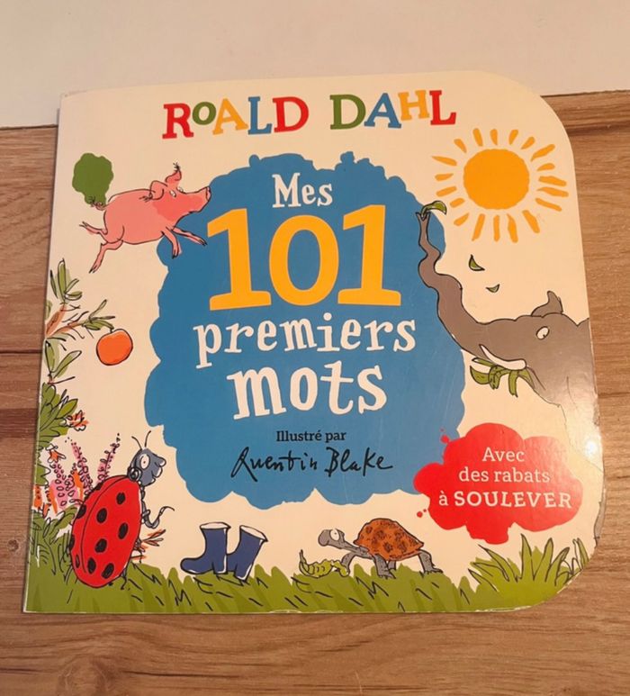 Livre à rabats Mes 101 premiers mots - Roald Dahl - Gallimard Jeunesse - Gallimard Jeunesse | Beebs