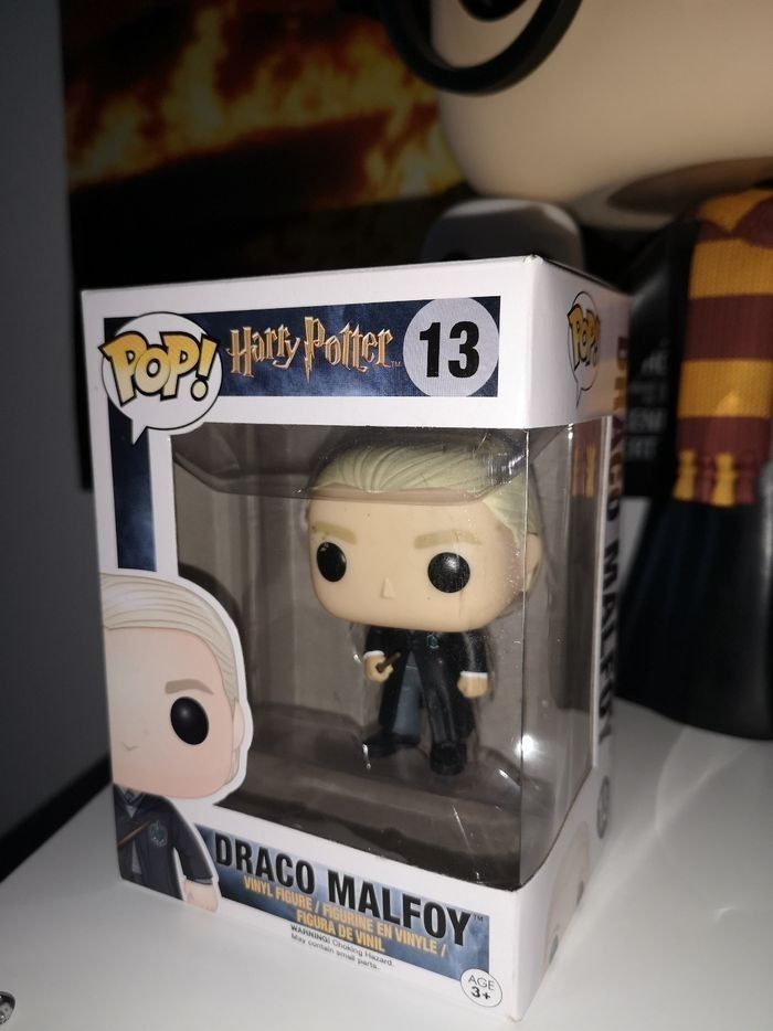 Funko Pop Harry Potter 13 Draco Malfoy (première génération) - Funko ...