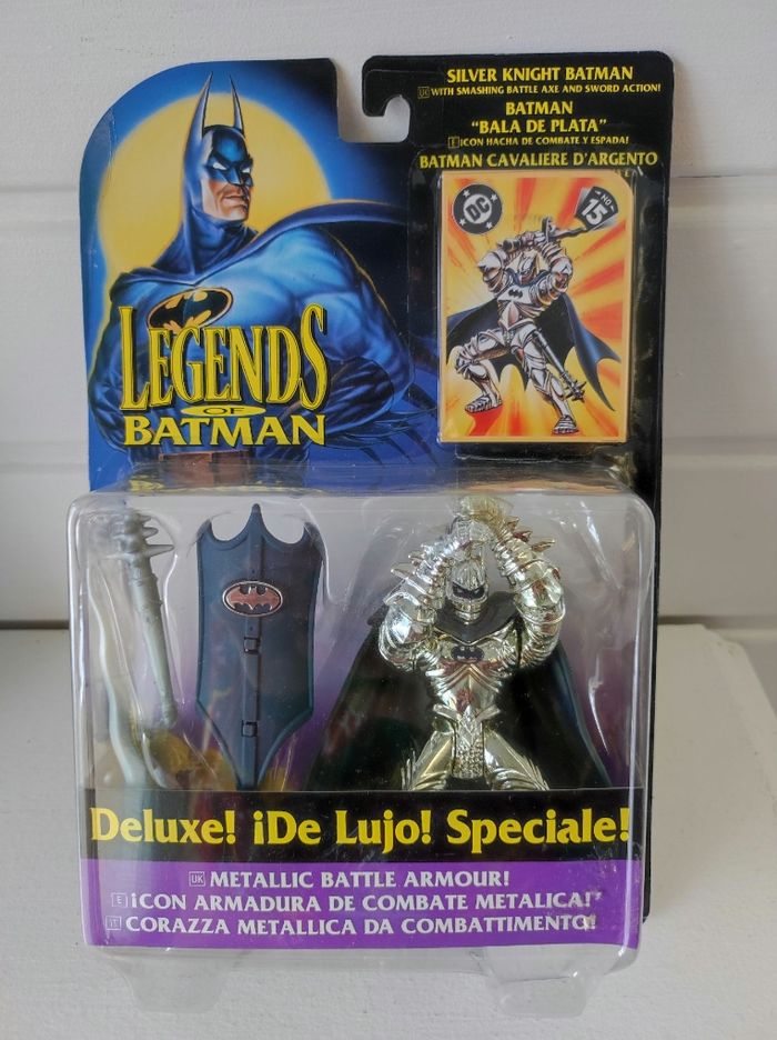 Figurine Silver Knight Batman Legends of batman kenner 1994 neuve sous ...