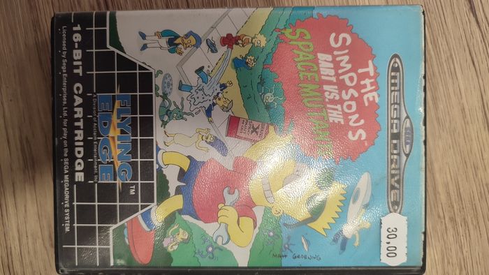 Simpsons Bart vs the Space mutants Sega mega drive : Achat occasion ...