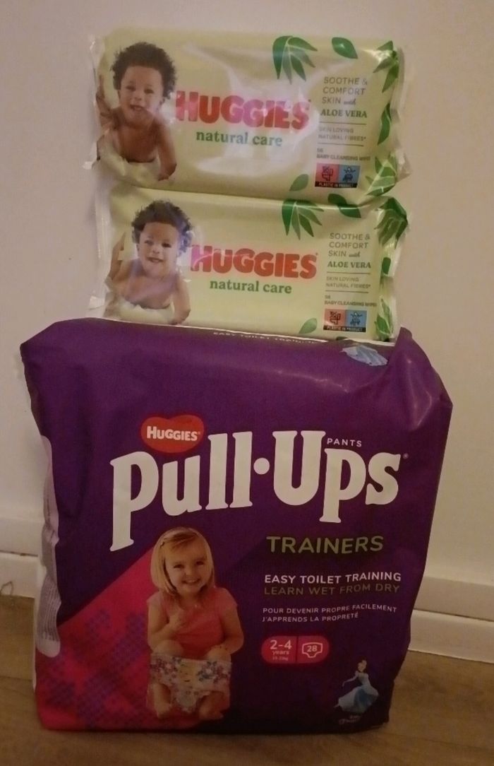Lot 28 couches culotte Huggies Pull-ups Pants 2-4 ans+ 2 paquets ...