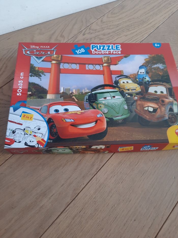 Puzzle cars double face - Cars | Beebs