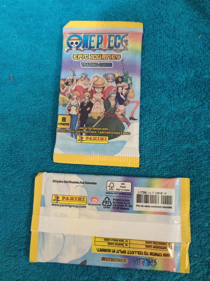 Lot de 50 paquets One Piece epic journey trading cards - OnePiece ...