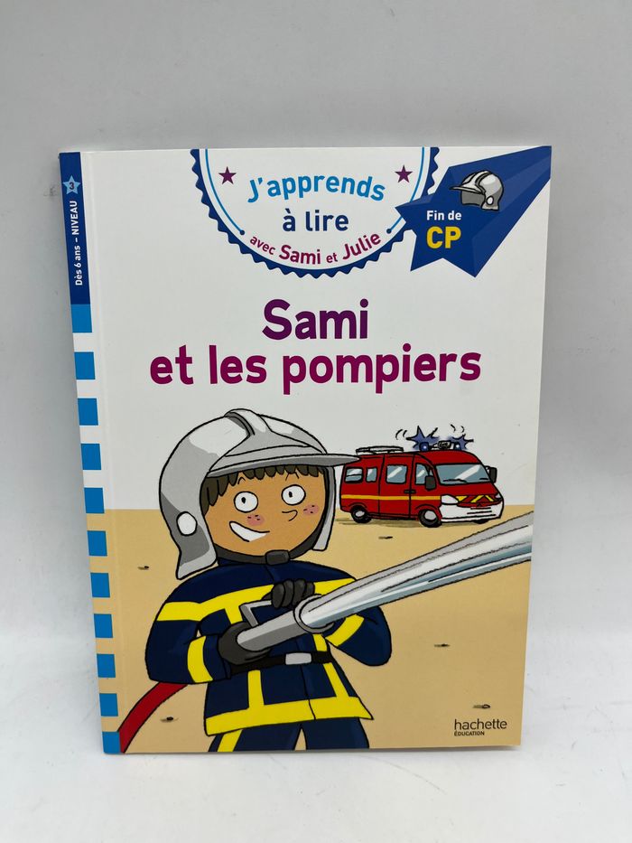 livre J’apprends à lire Sami et les pompiers niveau fin de CP Neuf | Beebs
