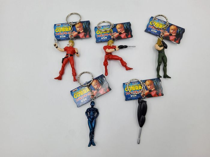 Space Adventure Cobra Figure Keychain - Complete Collection - Banpresto ...