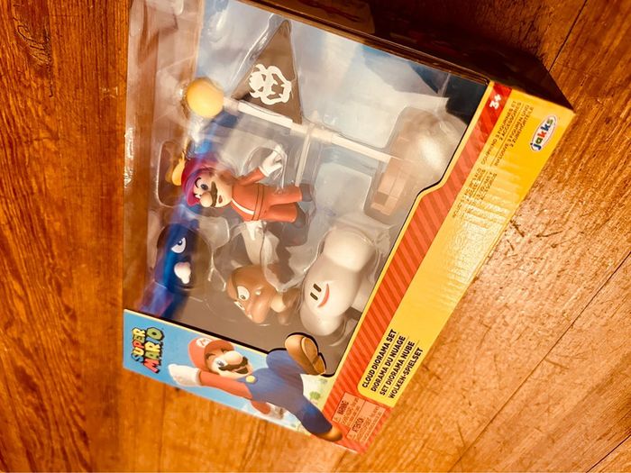 NEUF Figurines Nintendo Super Mario Diorama du Nuage volant champignon ...