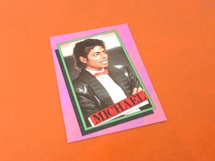 4 Cartes Topps Michael Jackson 1984 Série 1 MJJ Productions, INC | Beebs