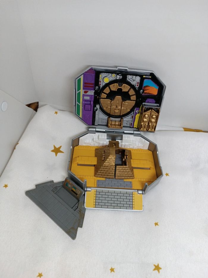 Morphin power rangers micro base playset pyramide mammouth bandai Polly ...