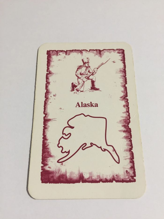 Carte Alaska pièce détachée jeu de société Risk la conquête du monde ...