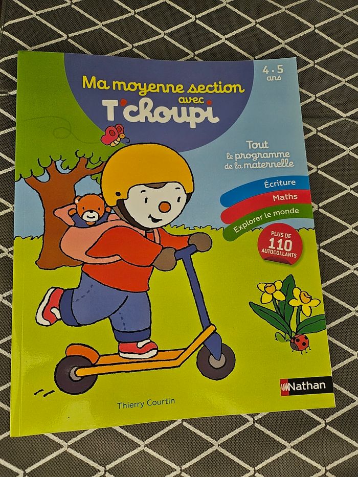 Livre d'activité moyenne section - Tchoupi | Beebs