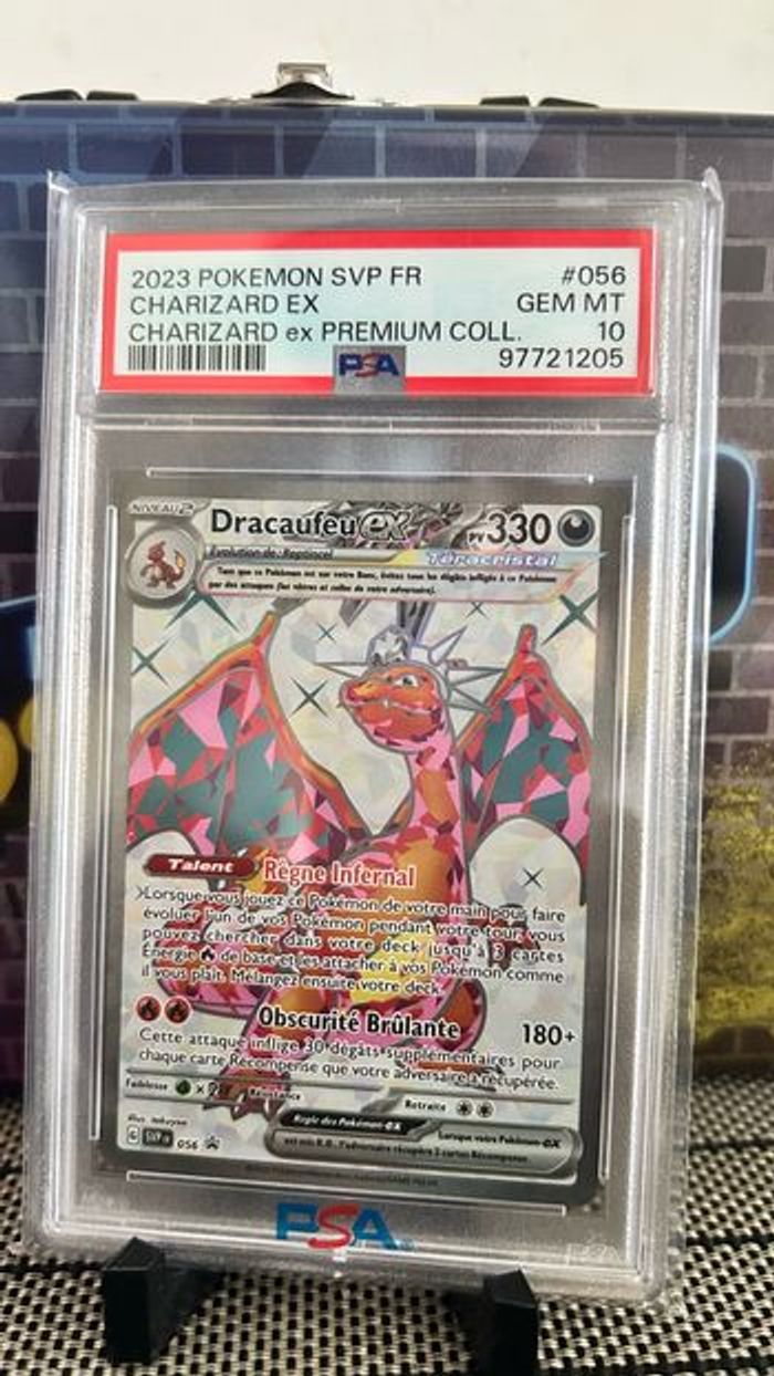 Pokémon Dracaufeu Ex Fa 056 PSA 10 - Pokemon | Beebs