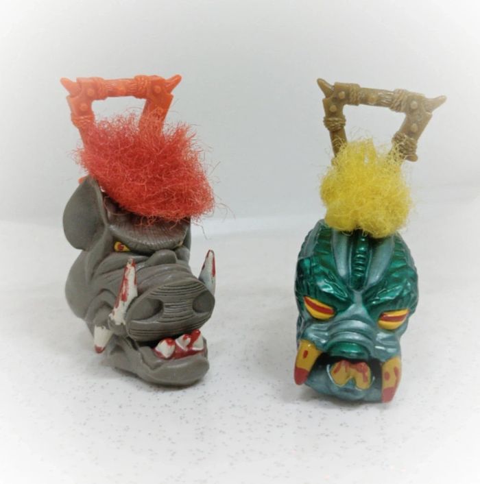 Polly pocket bluebird shrunken head horror Monster monstre dread razor ...