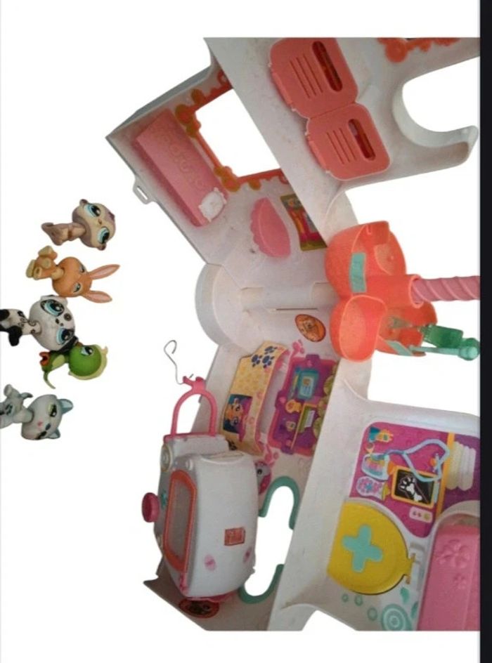 Hôpital Littlest Pet Shop LPS Rescue Tails Center Playset Petshop ...