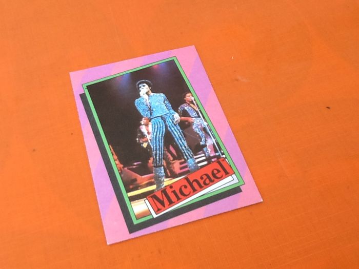 4 Cartes Topps Michael Jackson 1984 Série 1 MJJ Productions, INC | Beebs