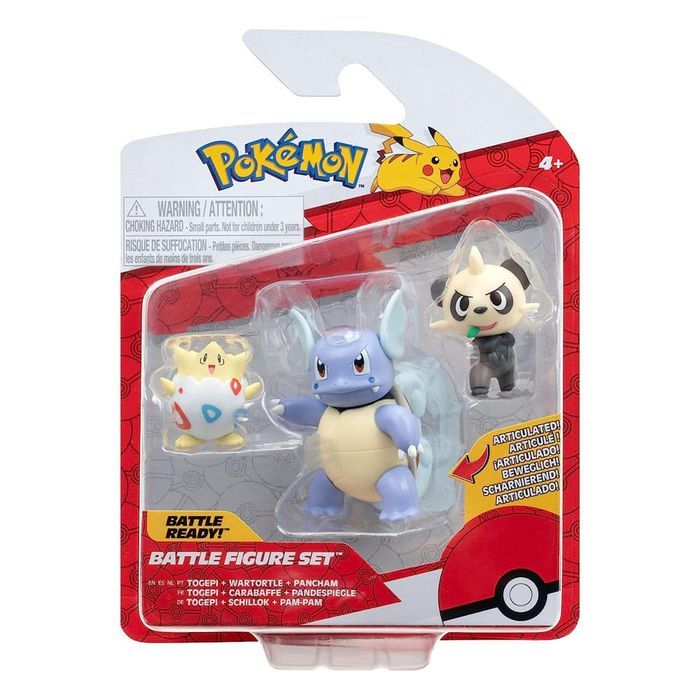 Togepi Carabaffe et Pandespiègle Figurine Battle Figure Set Pokémon ...