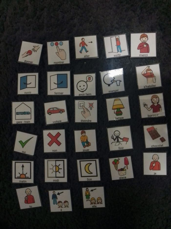 Lot pictogramme pecs makaton Montessori - Makaton | Beebs by Kiabi