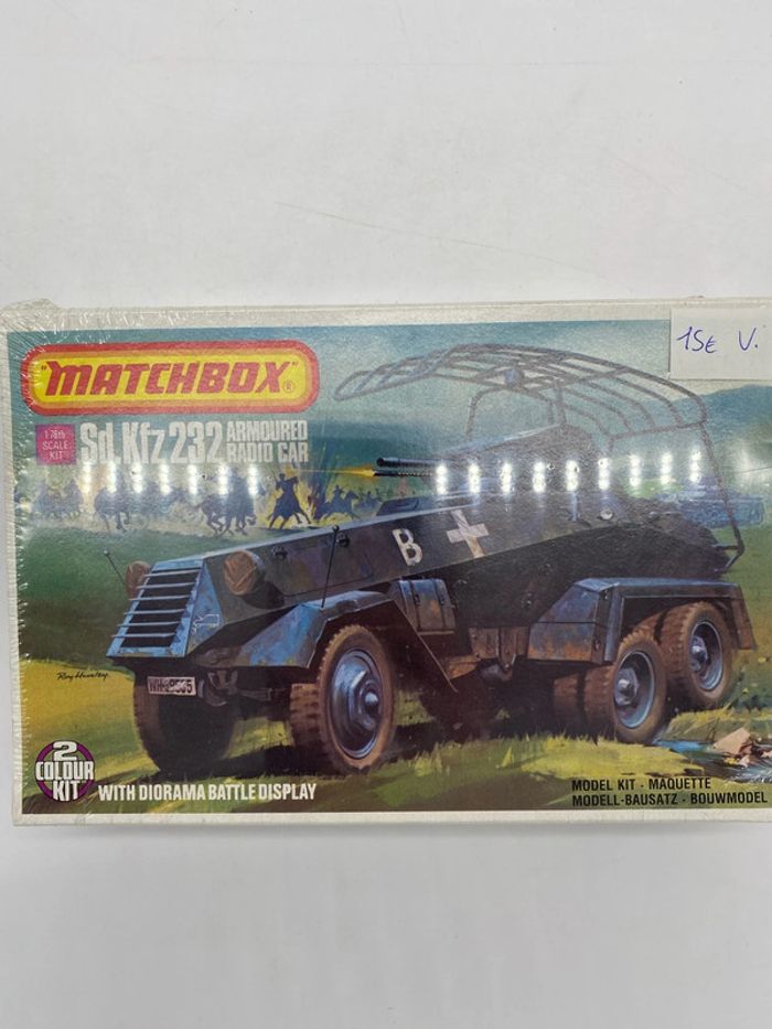 Maquette matchbox Sd.KFZ 232 armoured radio car - Matchbox - 8 ans | Beebs