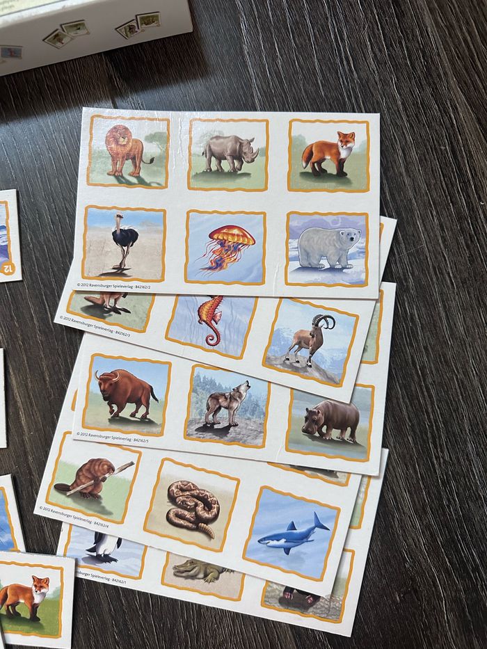 Loto jeu les animaux sauvages Ravenburger - Ravensburger | Beebs