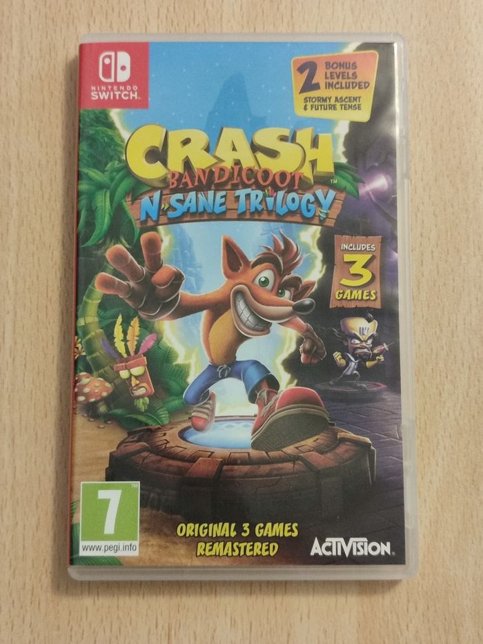 Crash Bandicoot Switch : Achat occasion | Jeux vidéos Nintendo 6 ans - 8 ans Très bon état ...