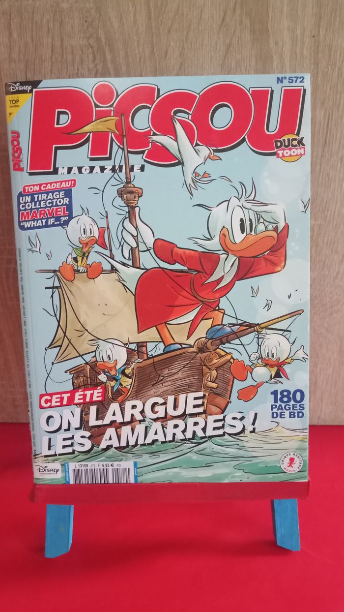 Picsou Magazine, n° 572, 2023, avec le poster et x-libris des Fantastic Four Disney 100. | Beebs