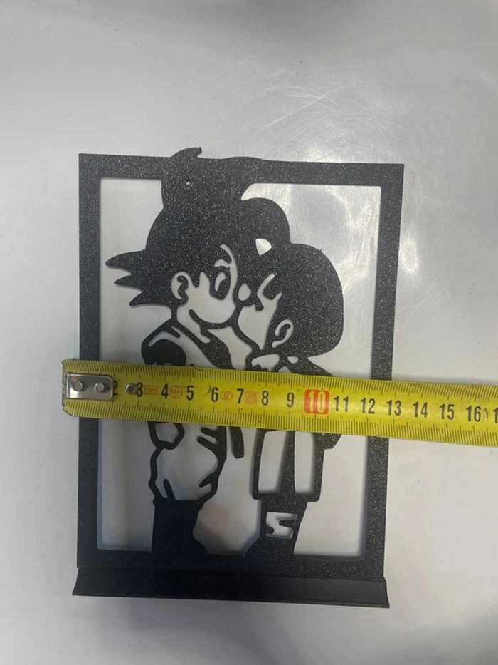 Cadre Goku et Chichi dragon Ball avec son support - Impression 3D Dragon Ball | Beebs