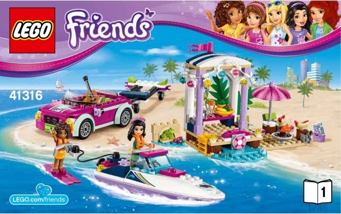 Le transporteur de hors-bord d'Andréa Lego Friends 41316 - Lego | Beebs