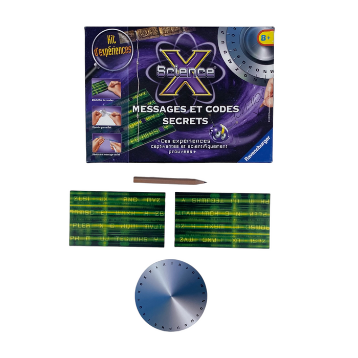 X - Science messages et codes secrets - Ravensburger | Beebs