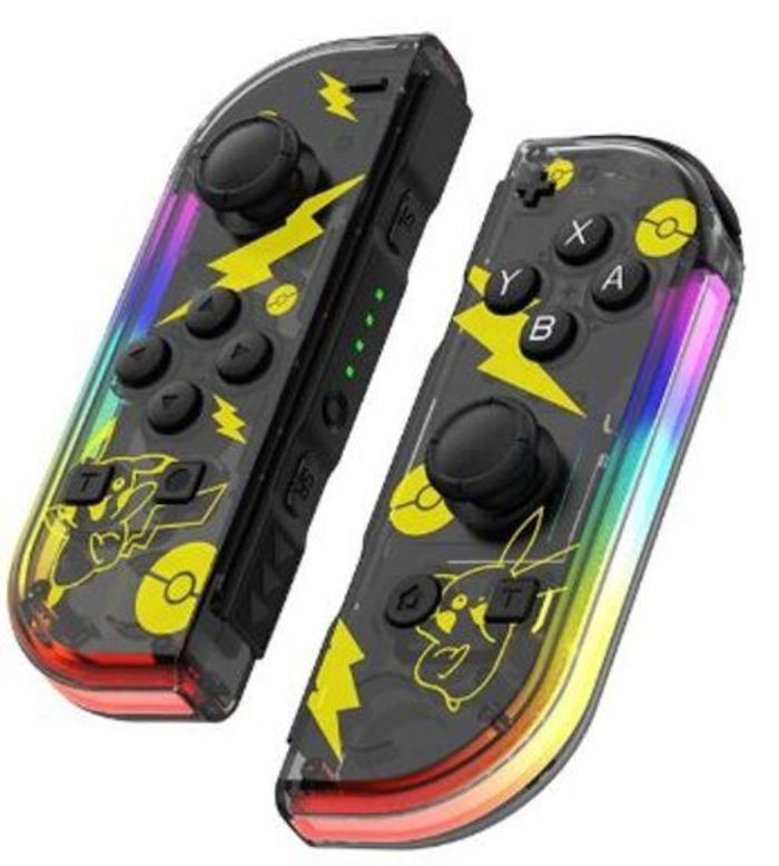 Manette/Joycon Pikachu compatible avec Switch/OLED/Lite | Beebs