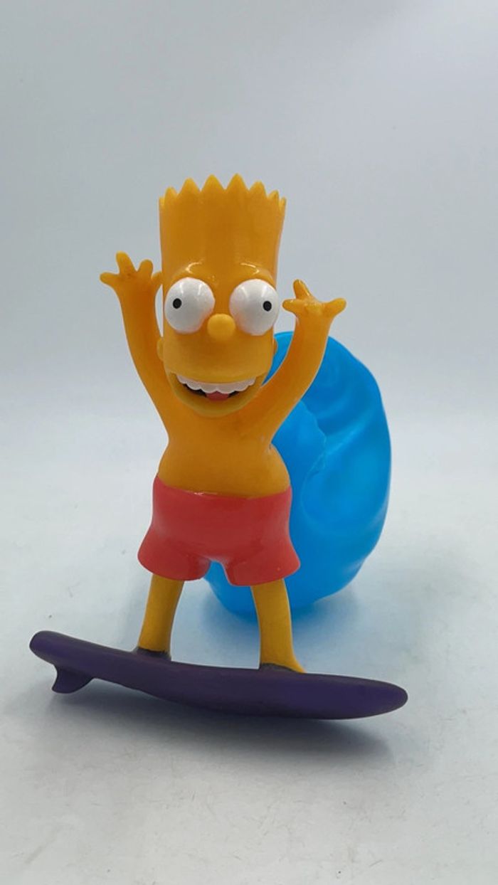 Figurine The Simpsons Bart Simpson surf 1998 Fox Matt Groening | Beebs