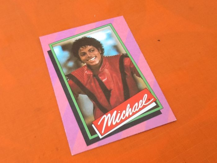 4 Cartes Topps Michael Jackson 1984 Série 1 MJJ Productions, INC | Beebs