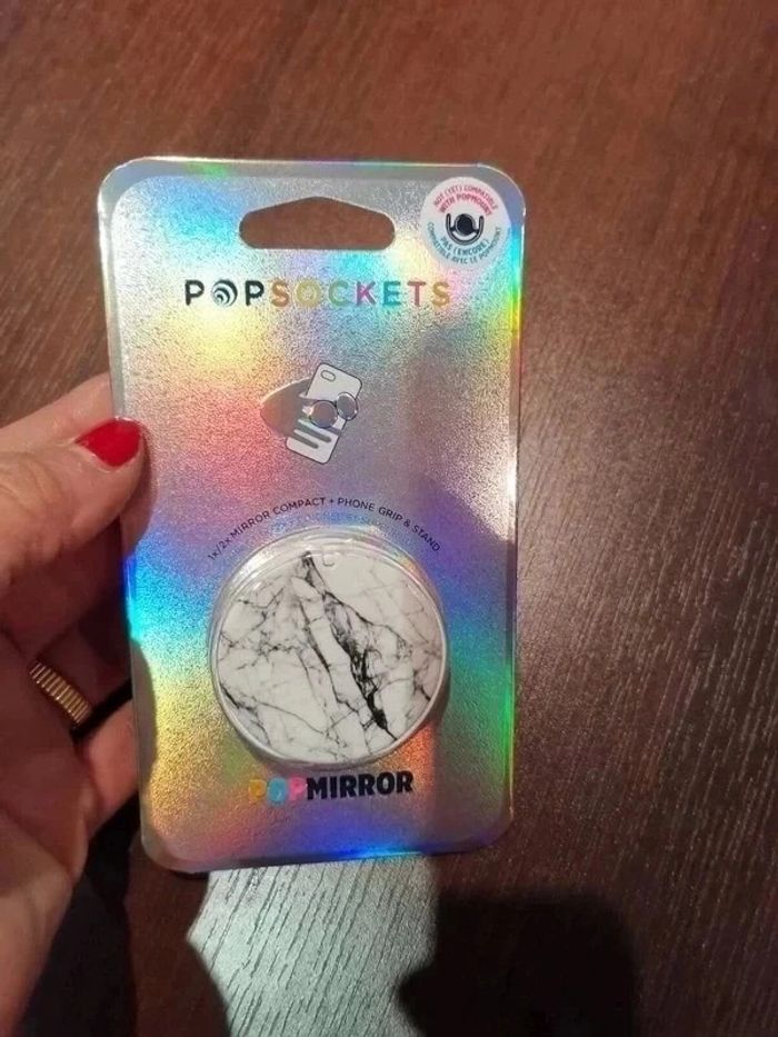 Poignée support de téléphone miroir - POPSOCKETS | Beebs