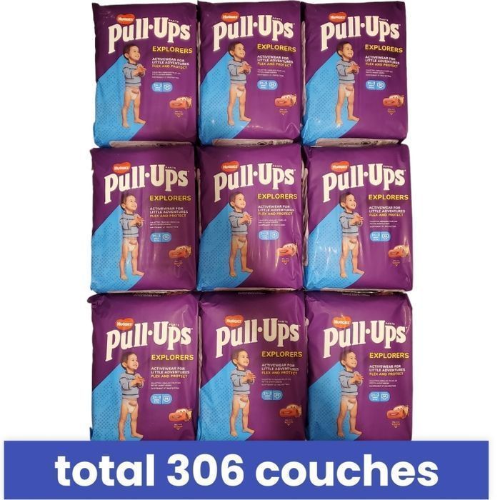 9 packs HUGGIES Pull.Ups garçons : Achat occasion | Couches jetables ...