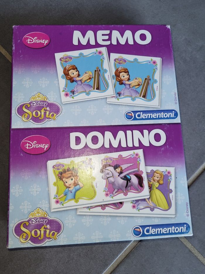 Memo domino Clémentoni disney Sofia complet avec notice - Clementoni | Beebs