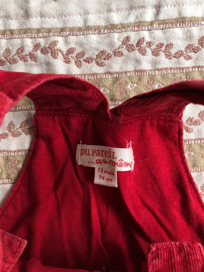 Salopette du pareil au même 12 mois - Du Pareil au Même - 12 mois | Beebs