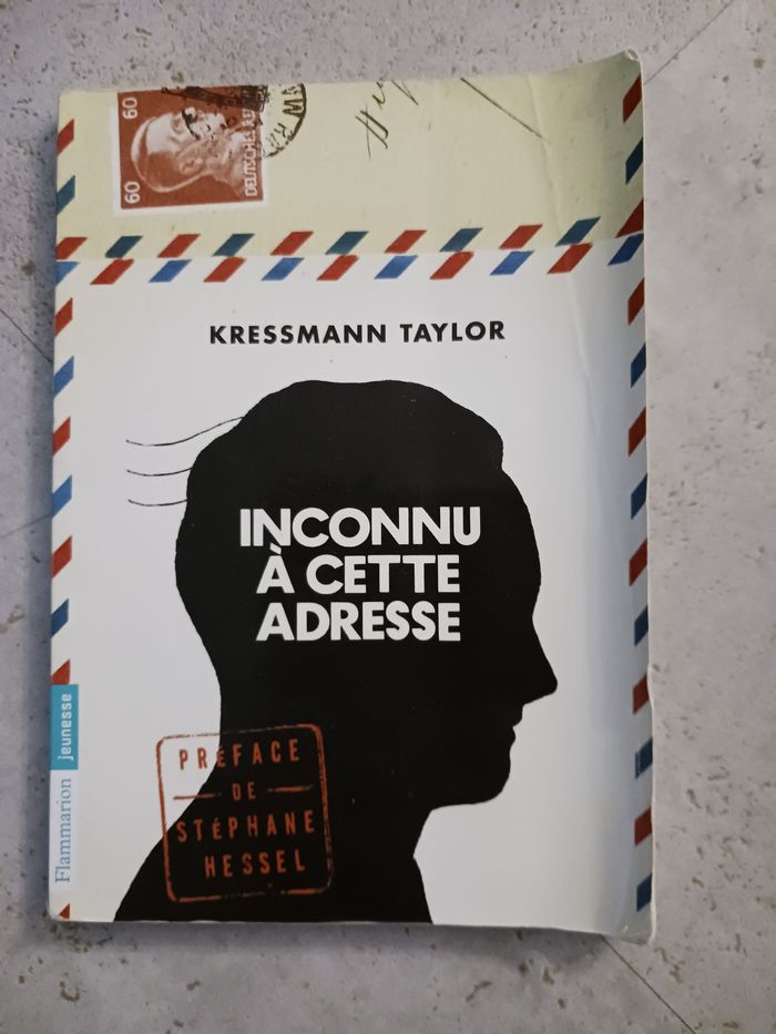 livre Inconnu à cette adresse Kressmann Taylor | Beebs