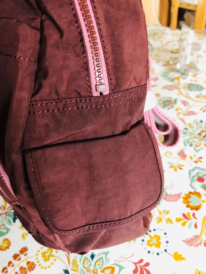 🦧Sac à dos Kipling Mahogany bordeaux Classics City Pack S neuf avec ...
