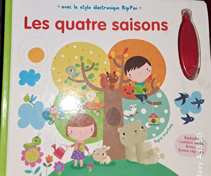 Livre les quatre saisons avec le stylo électronique - Quatre Saisons ...
