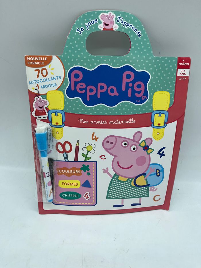 Livre d’activités Magazine Je Joue j’apprends Peppa pig Mon année de ...