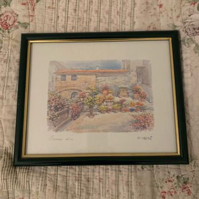 Peinture aquarelle paysage de F.NERI - F.Neri | Beebs by Kiabi