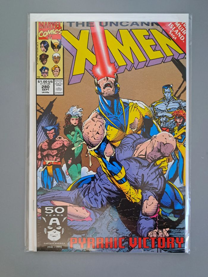 the uncanny x-men 280 Death of Professor - Marvel comics - Jim Lee | Beebs
