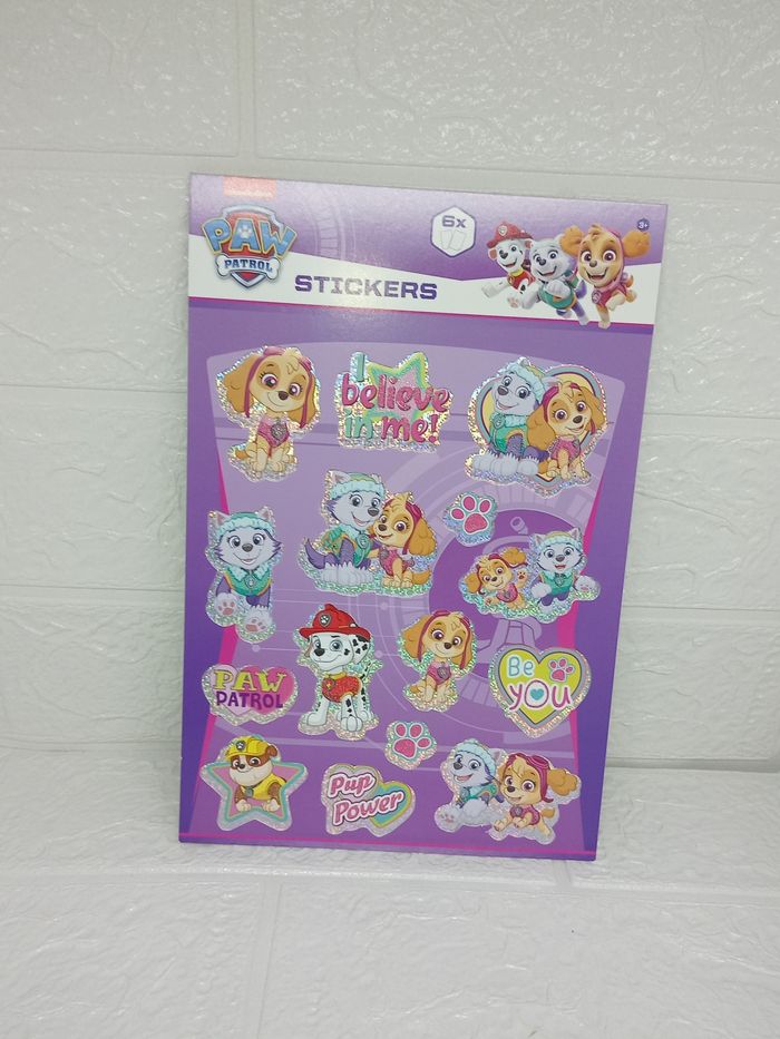 Cahier de stickers Pat patrouille paw patrol - Pat Patrouille | Beebs