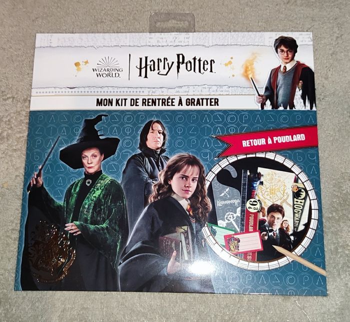 Harry Potter Mon Kit De Rentrée à Gratter Retour à Poudlard Harry