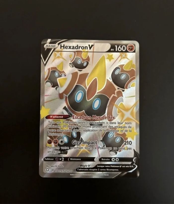 Carte Pokémon Hexadron V SV115/SV122 Shiny Destinées Radieuses ...