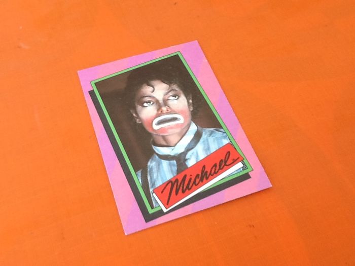 4 Cartes Topps Michael Jackson 1984 Série 1 MJJ Productions, INC | Beebs