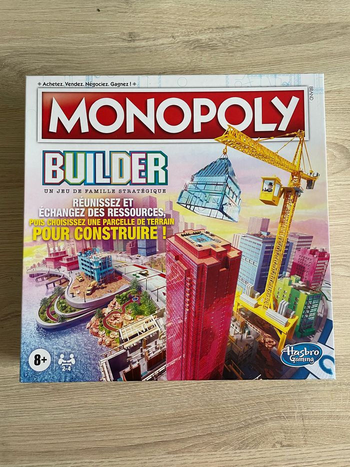 Monopoly builder : Achat occasion | Jeux de société Monopoly 8 ans - 12 ...