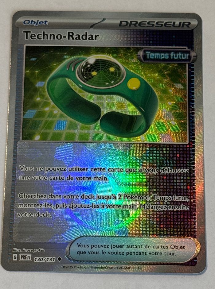 Carte Pokémon techno radar REVERSE POKEBALL 130/131 - Pokemon | Beebs